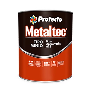 MINIO ROJO PROTECTO 612 BASE ANTICORROSIVA METALTEC GALON